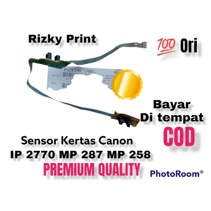 Jual SENSOR KERTAS ASF / PE SENSOR CANON IP 2770 MP 287 MP 258 Murah ...
