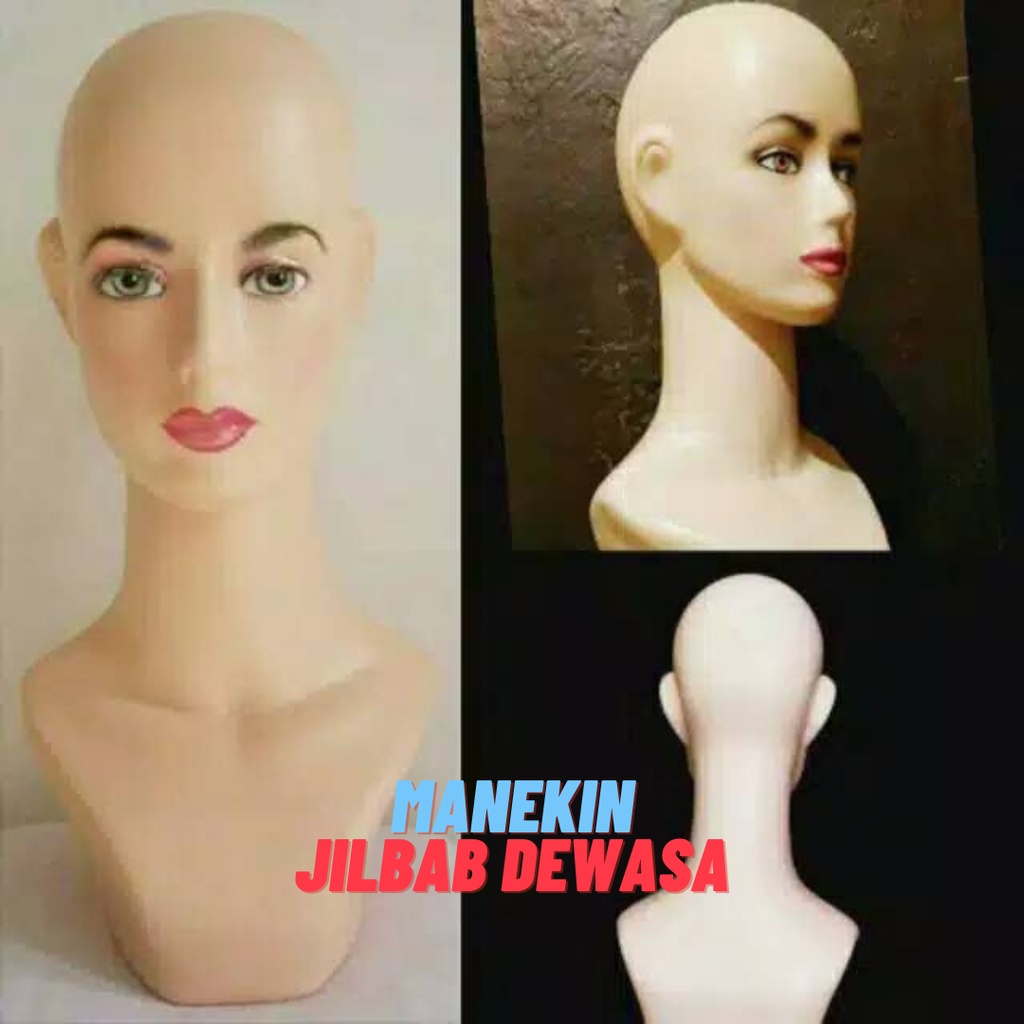 Jual Manekin Hijab Ukuran DEWASA | Display Patung / Patung kepala ...