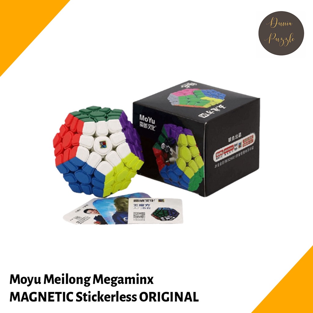 Jual Rubik Megaminx Moyu Meilong M Megaminx MAGNETIC Stickerless ...