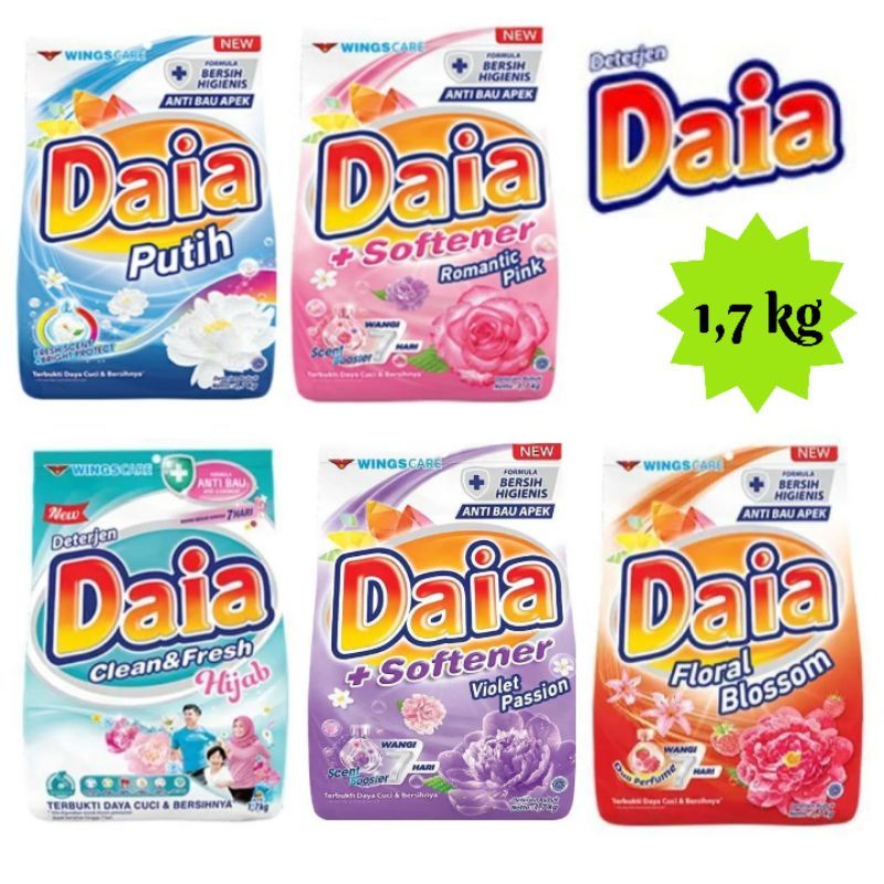 Jual DAIA DETERGENT 1,6KG | Shopee Indonesia