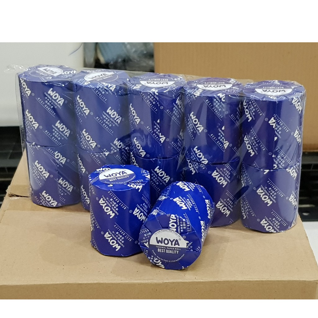 Jual WOYA Kertas Print Struk Kasir Paper Roll Termal Thermal Printer ...