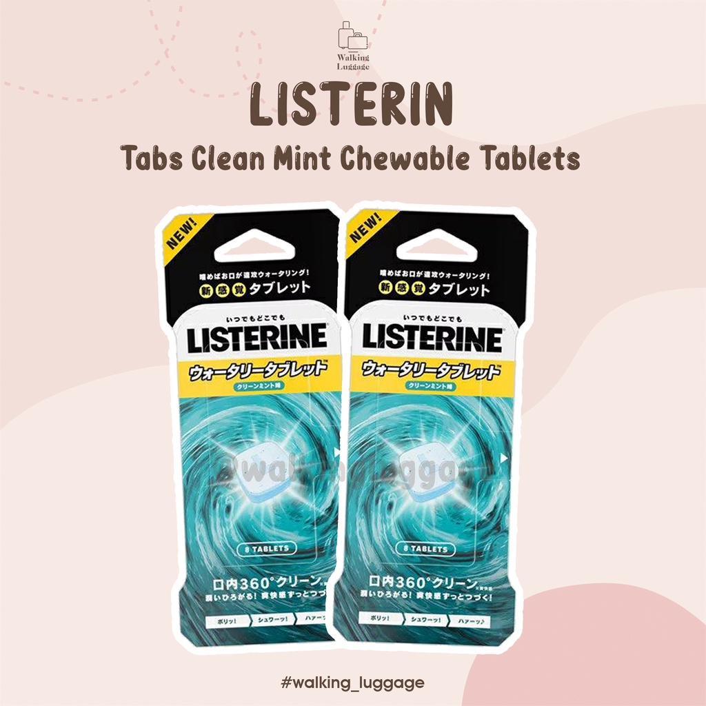 Jual LISTERIN Tabs Clean Mint Chewable Tablets | Shopee Indonesia