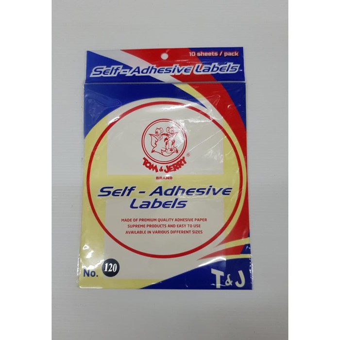 Jual LABEL STICKER TOM & JERRY NO 120 PER PAD 10 LEMBAR | Shopee Indonesia