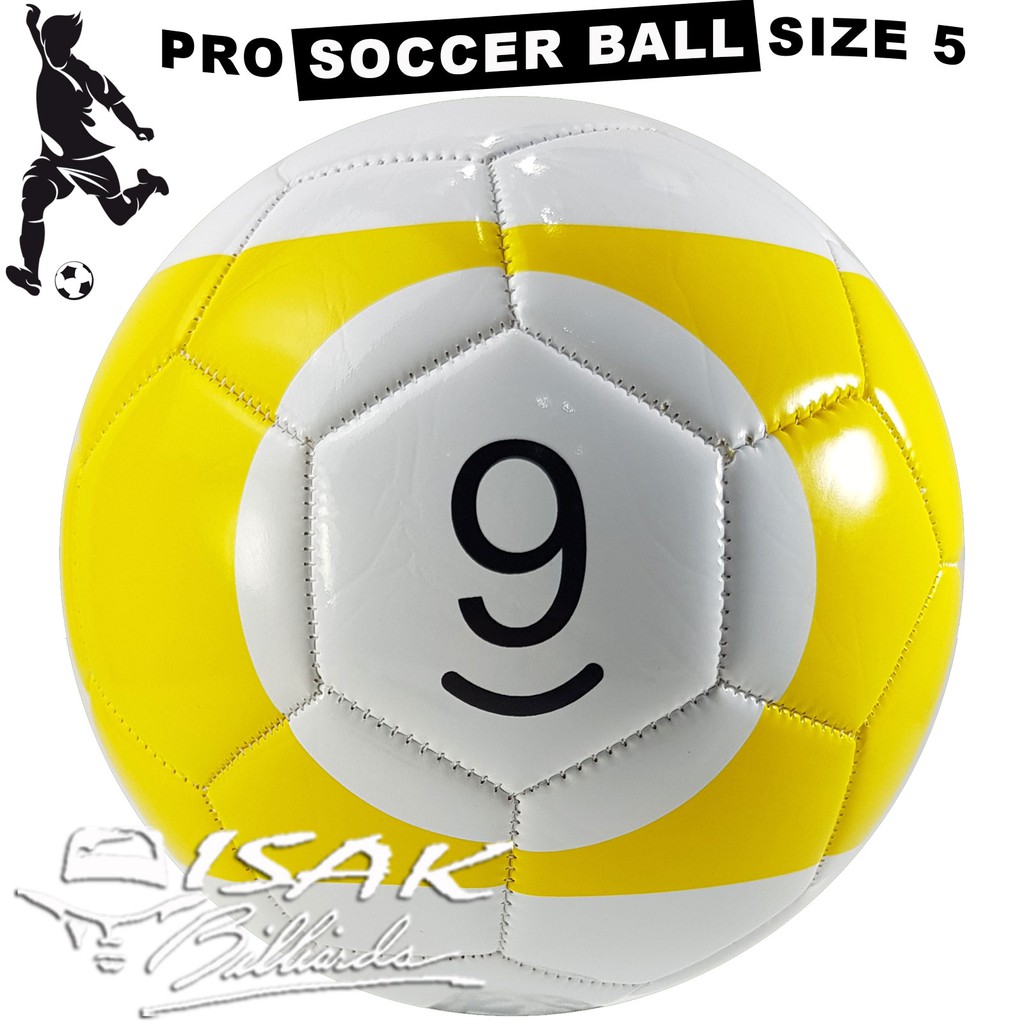 Jual Soccer ball - Bola Sepak 9-balls Pool Billiard Kaki Sepakbola ...