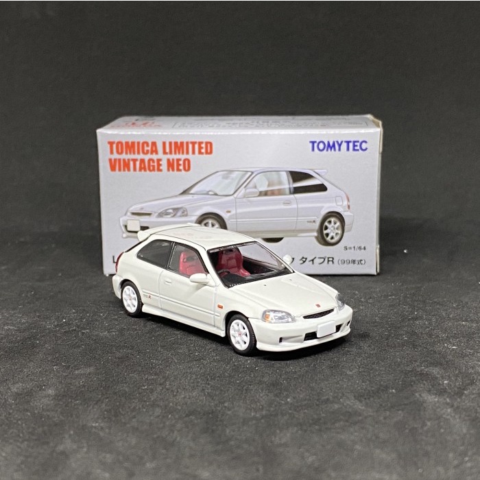Jual TOMICA LIMITED VINTAGE TLV NEO 165C HONDA CIVIC 99 TYPE R PUTIH ...