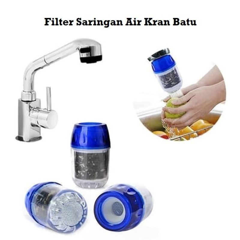 Jual Filter Saringan Air Kran Batu Medical Stone Water Filter Purifier ...