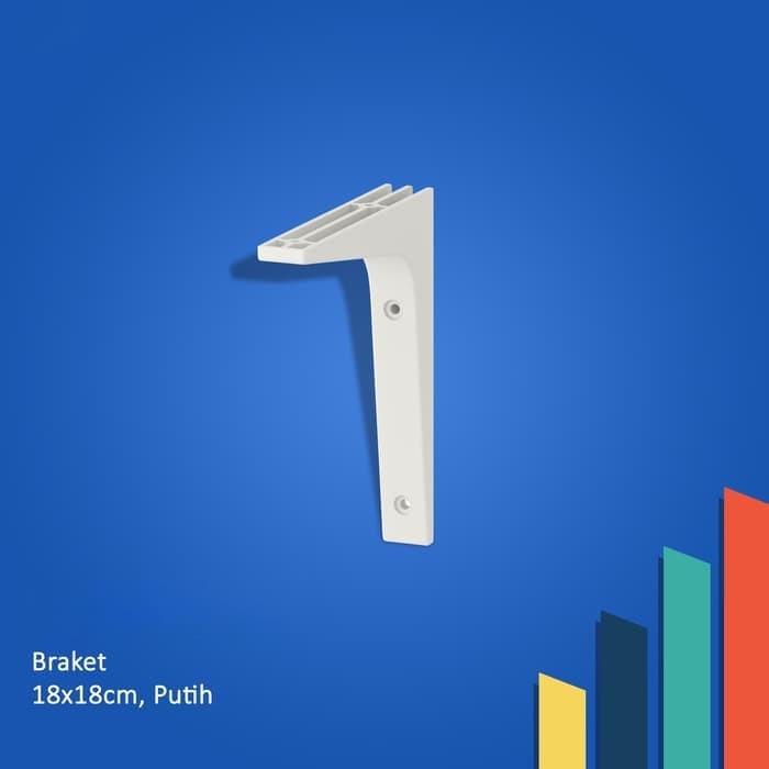 Jual NS Braket Siku Dinding Untuk Papan Rak Kayu Furniture A800 ...