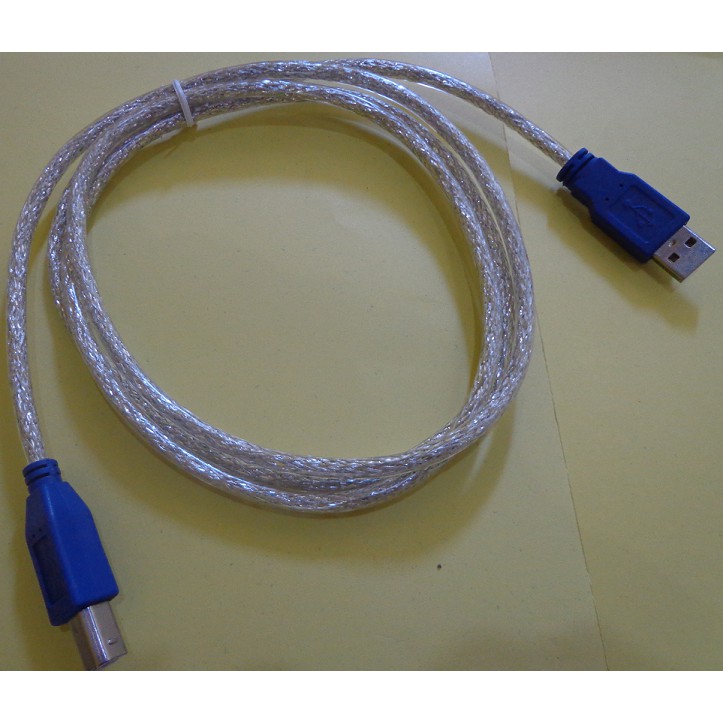 Jual Usb A to B transparan Netline High Quality / kabel printer ...