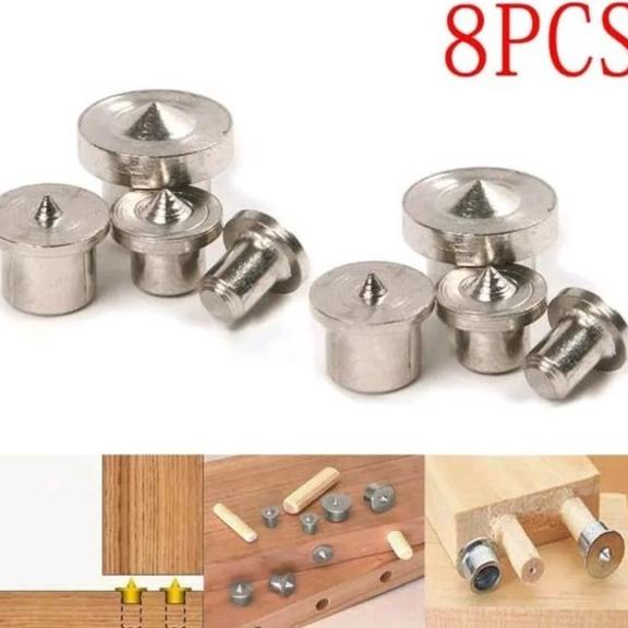 Jual Mata Bor Dowel Center Point Pin Set8Pcs Penanda Sambungan Lubang ...