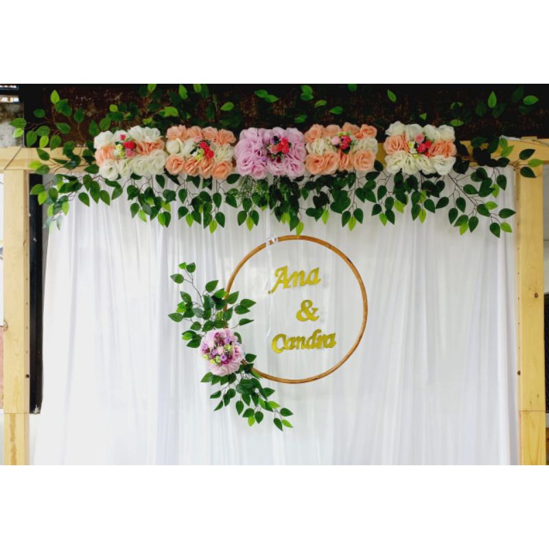 Jual Lingkaran Dekorasi/lingkaran backdrop/ lingkaran lamaran/nikah ...