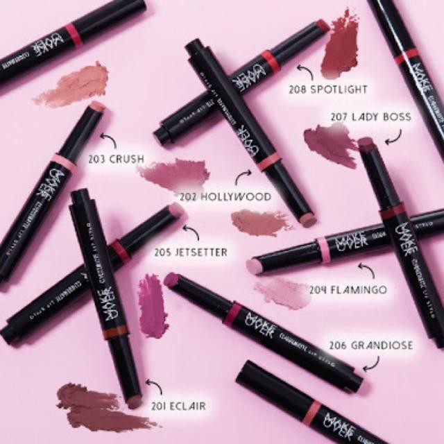 Jual ORIGINAL MAKEOVER Cliquematte Lip Stylo 2g | Shopee Indonesia