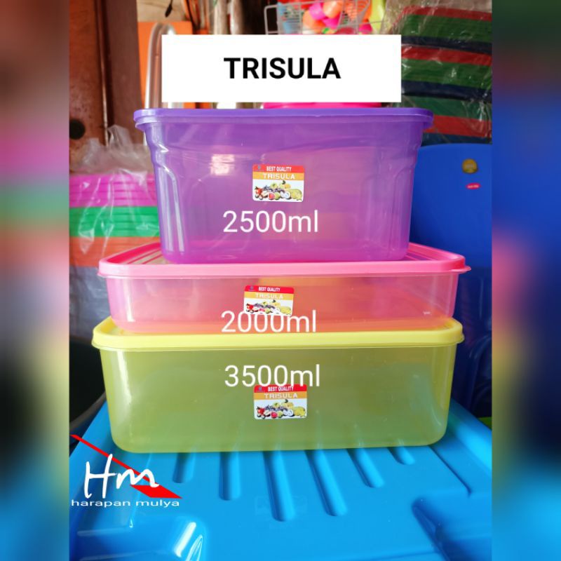 Jual TRISULA FOOD BOX MAKANAN TOPLES PLASTIK | Shopee Indonesia