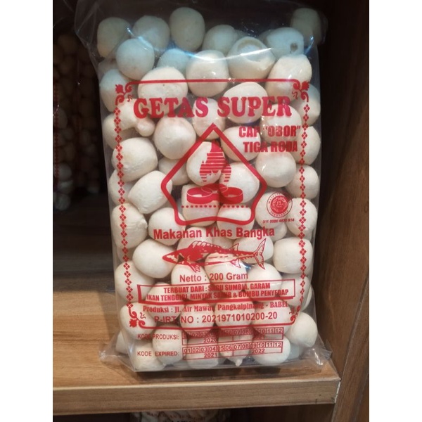 Jual getas cap obor 3 roda asli 100% ikan tenggiri gurih renyah dan ...