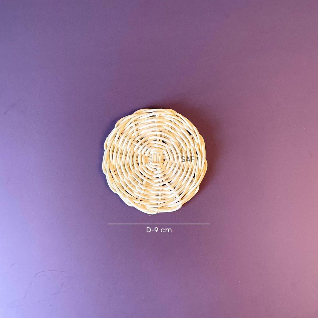 Jual SAF coaster rotan bulat anyaman - props tatakan food photo ...