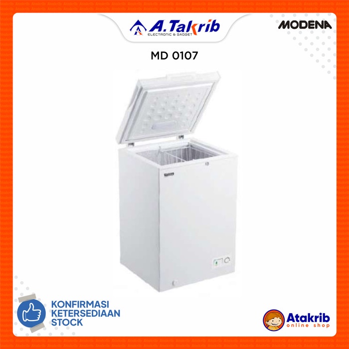 Jual MODENA CHEST FREEZER MD-0107 Kapasitas 105 Liter | Shopee Indonesia