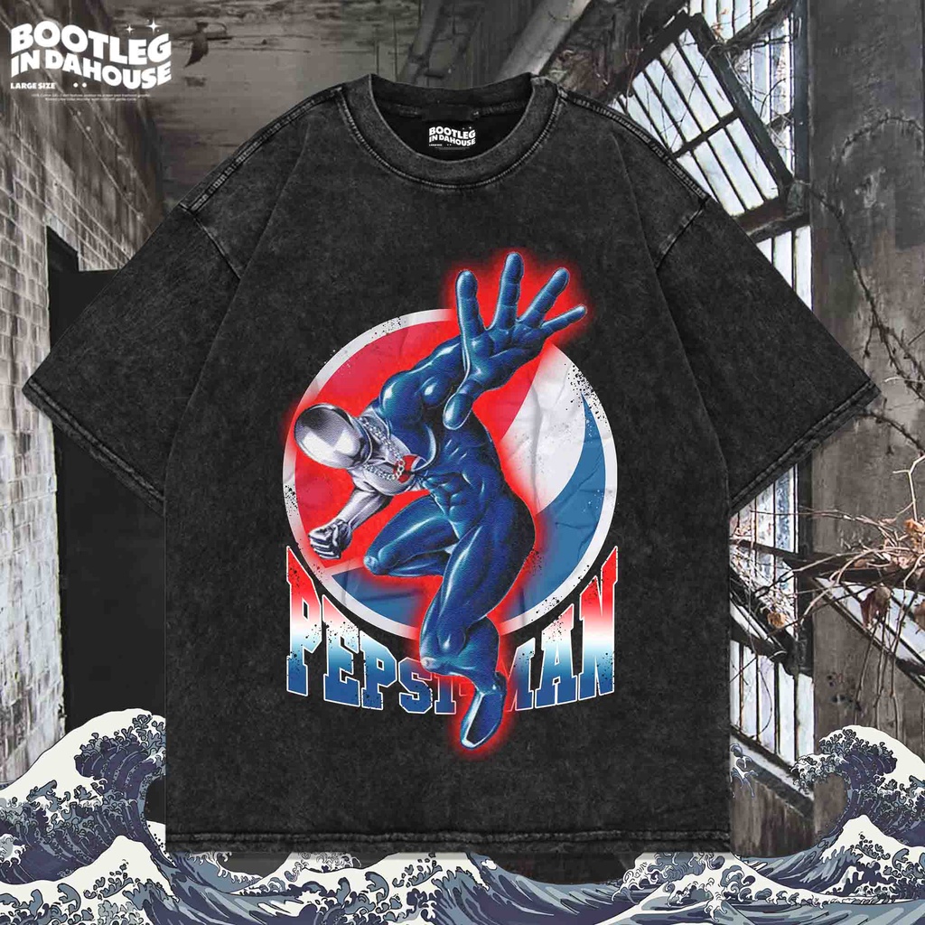Jual KAOS PEPSIMAN OVERSIZE WASHING VINTAGE TEE | OVERSIZE WASHED T ...
