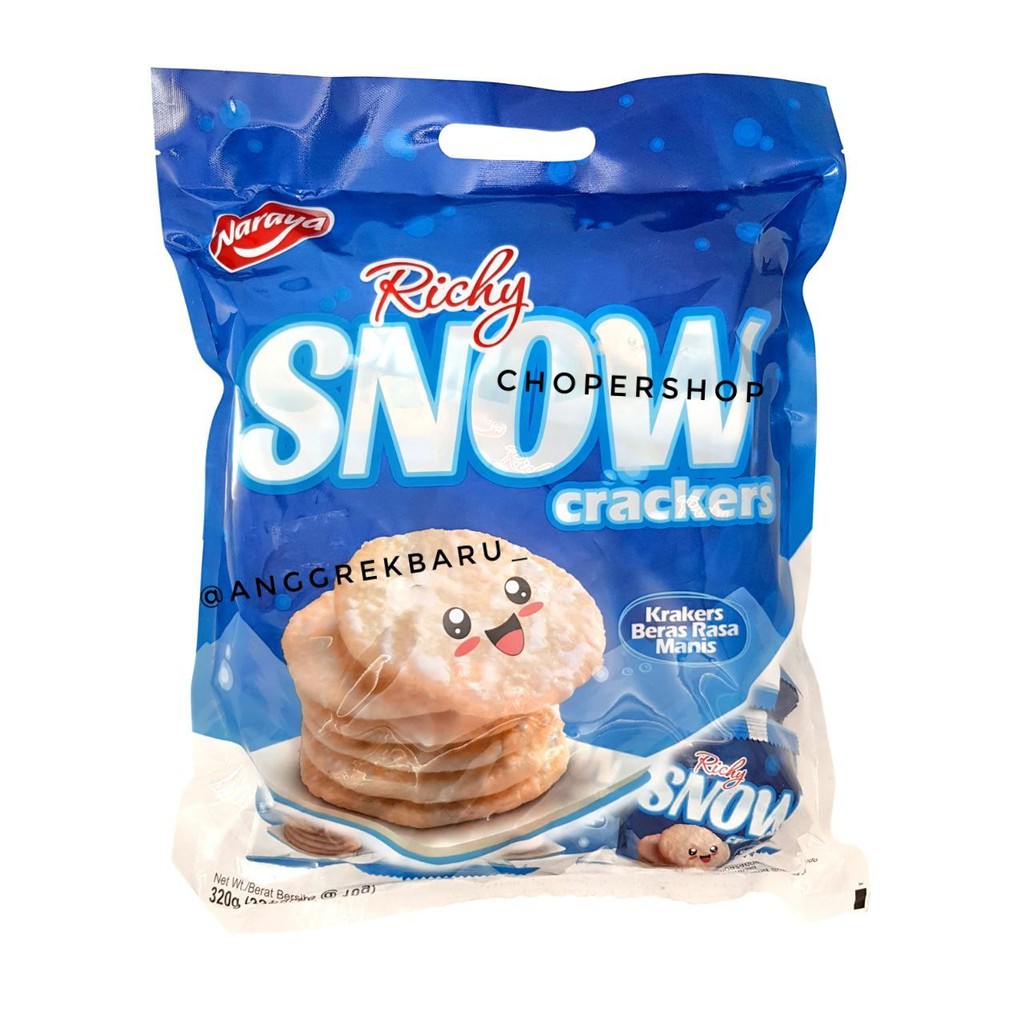 Jual Naraya Richy Snow Rice Crackers 360gr | Shopee Indonesia