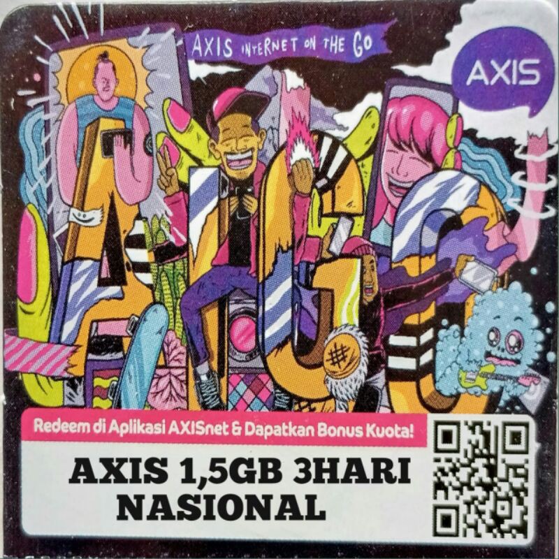 Jual AXIS 1,5 GB 3 HARI NASIONAL | Shopee Indonesia
