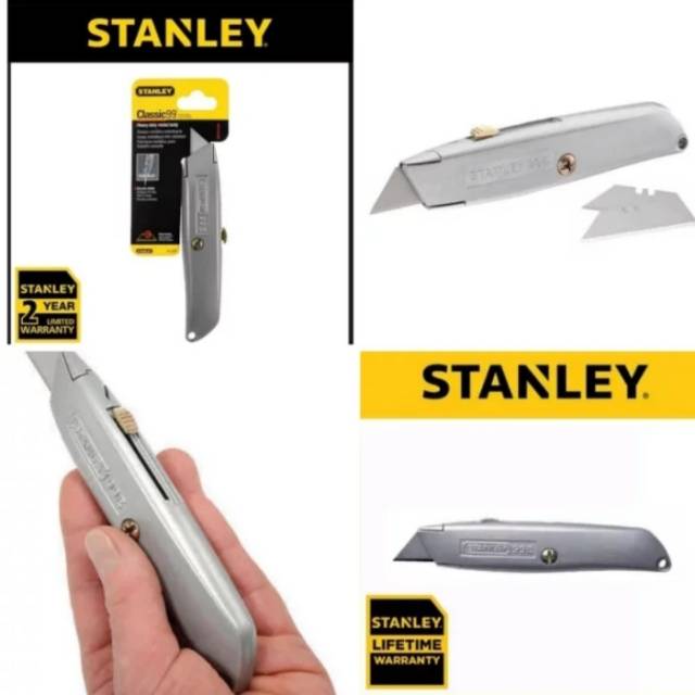 Jual Pisau cutter Classic 99 Retractable Utility Knife 10-099 stanley ...