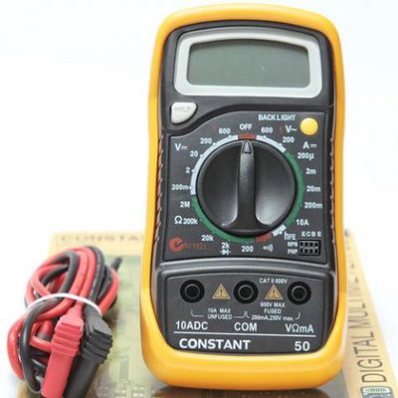 Jual Multimeter Multitester Constant 50 DMM 50 DMM50 Digital Multi ...