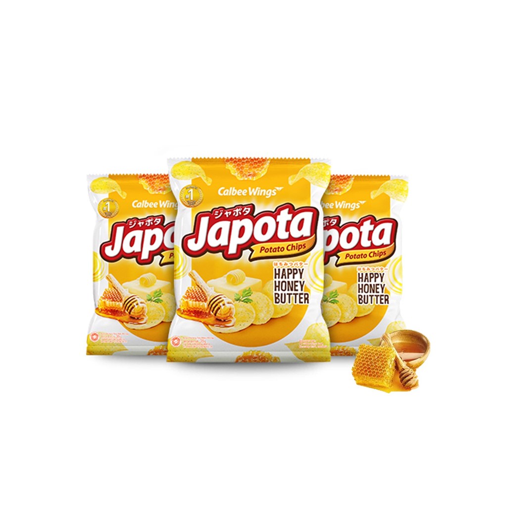 Jual Japota Keripik Kentang Happy Honey Butter 35 gr x3 | Shopee Indonesia