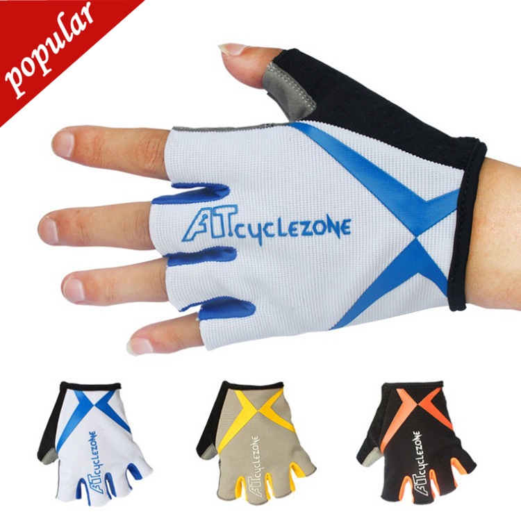 Jual Glove Defence Half Finger Glove Wear-resisting Shock Absorption ...