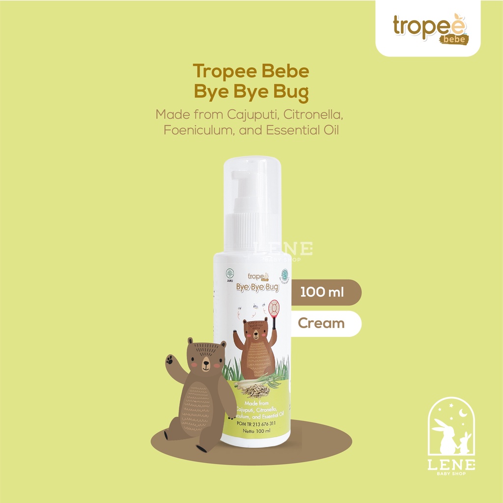 Jual Tropee Bebe Bye Bye Bug Cream 100ml | Shopee Indonesia