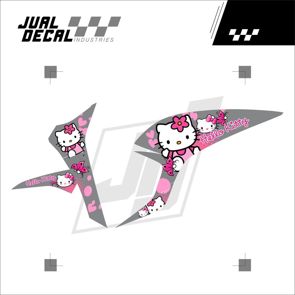 Jual Stiker GENIO HELLO KITTY Striping Decal Full Body Genio Variasi ...
