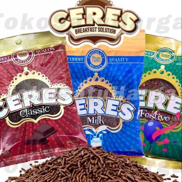 Jual MESES CERES DARK/MILK/FEST/CLASSIC 140GR | Shopee Indonesia
