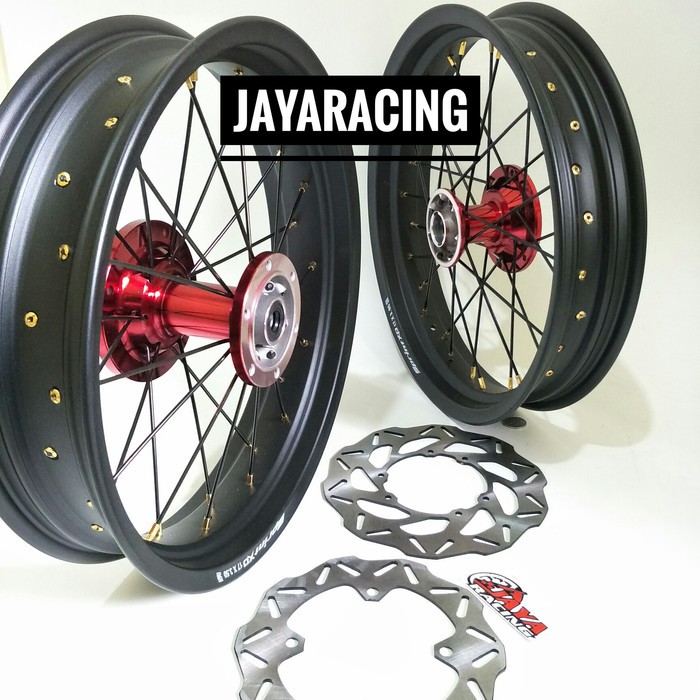 Jual Velg supermoto 17 350 300 klx 150 dtracker 150 spaket lengkap ...