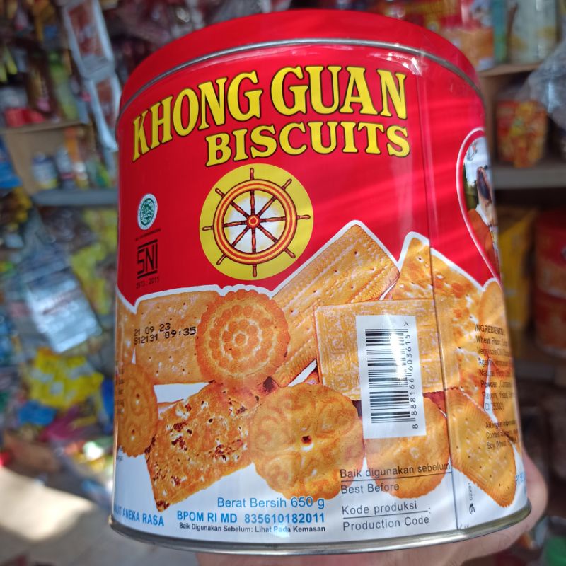 Jual Biskuit Roti Kaleng Khong Guan 650 Gram | Shopee Indonesia