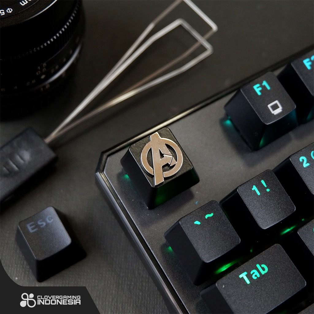 Jual Keycaps Avengers 3D Aluminium - Gaming Keycap Marvel Logam Metal ...