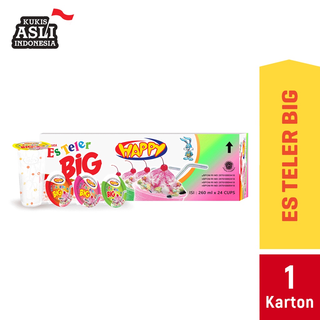 Jual Happy BIG Es Teler 260 ml (1 Karton isi 24 pcs) | Shopee Indonesia