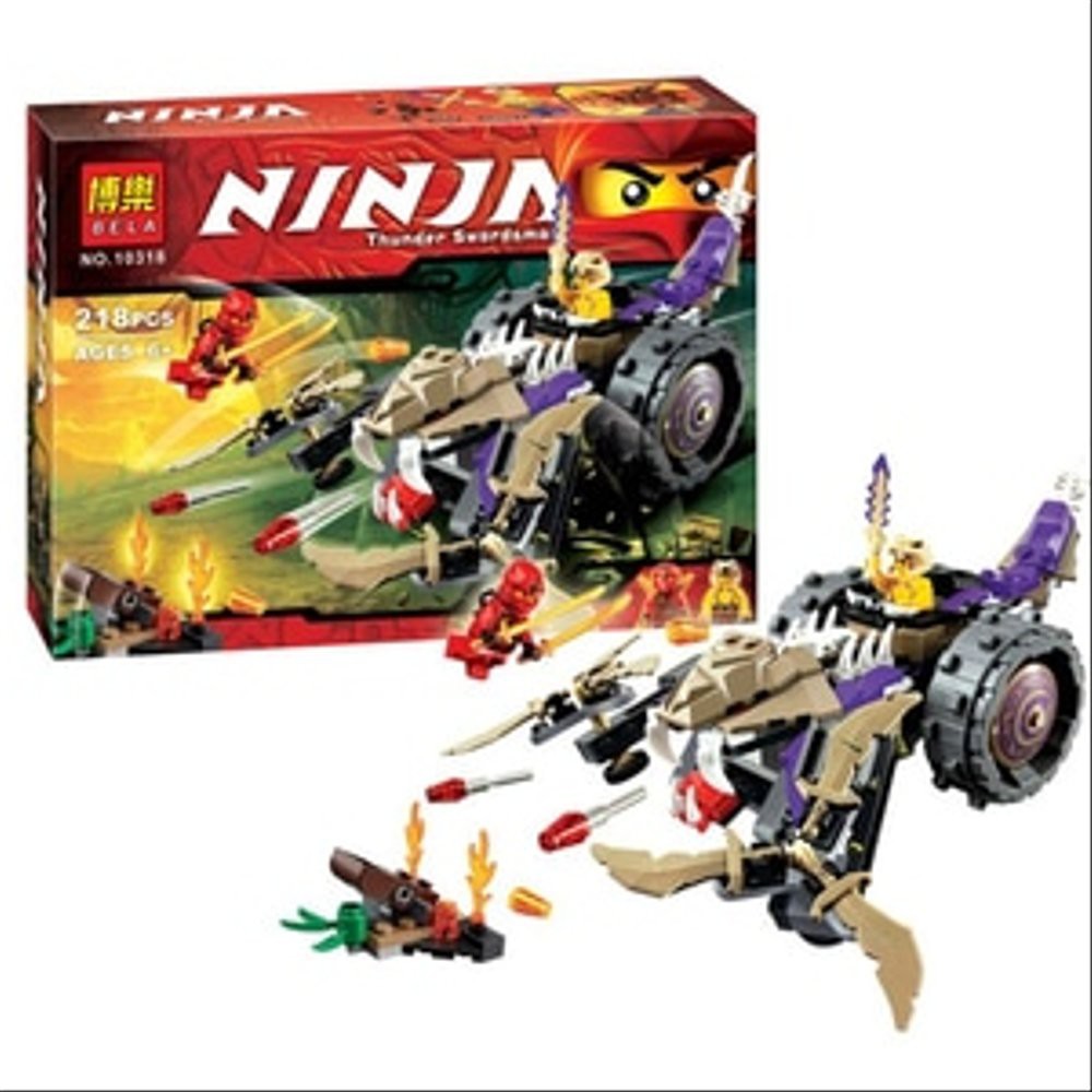 Jual BELA NINJAGO 10318 NINJA THUNDER SWORDSMAN | Shopee Indonesia