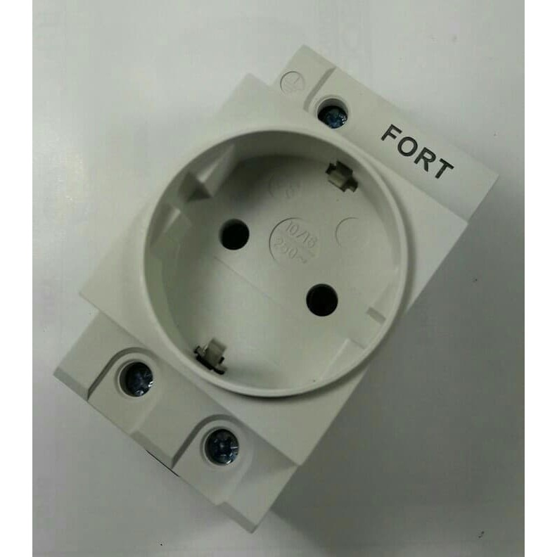 Jual Din Rail Stop KOntak FTK-250 Stop kontak rel FTK 250 16A Fort ...