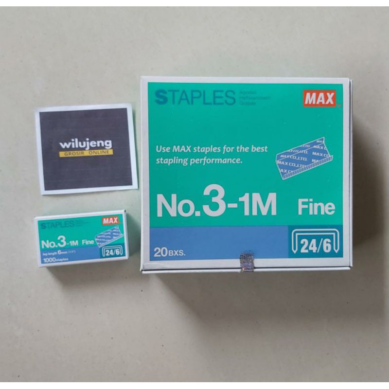 Jual Isi Staples No.3 MAX (pcs) (53gr) | Shopee Indonesia