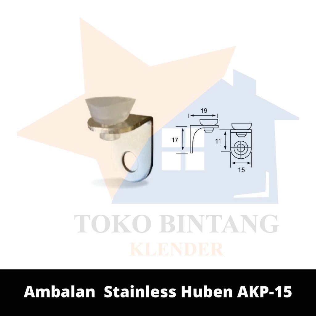 Jual Ambalan Stainless Huben AKP-15 (pack @500pcs) | Shopee Indonesia