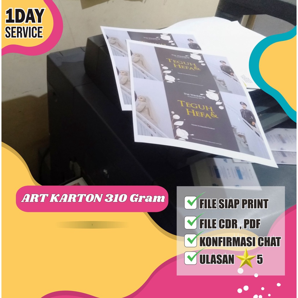 Jual Cetak / Print A3+ KERTAS IVORY 310 GRAM FILE SIAP PRINT [ tanpa ...