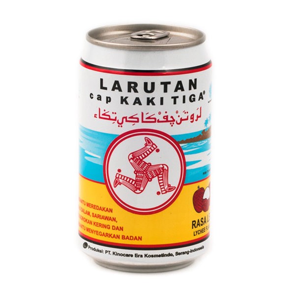 Jual CAP KAKI TIGA Larutan Penyegar Rasa Leci 320ml Kemasan Kaleng | Shopee Indonesia