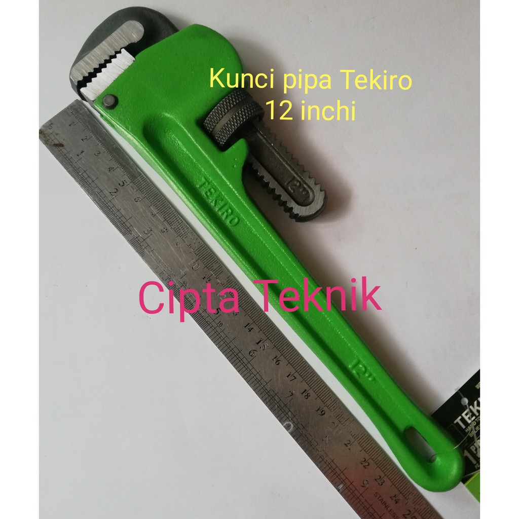 Jual Kunci Pipa Tekiro Asli 12 inchi Pipe Wrench 12inch | Shopee Indonesia