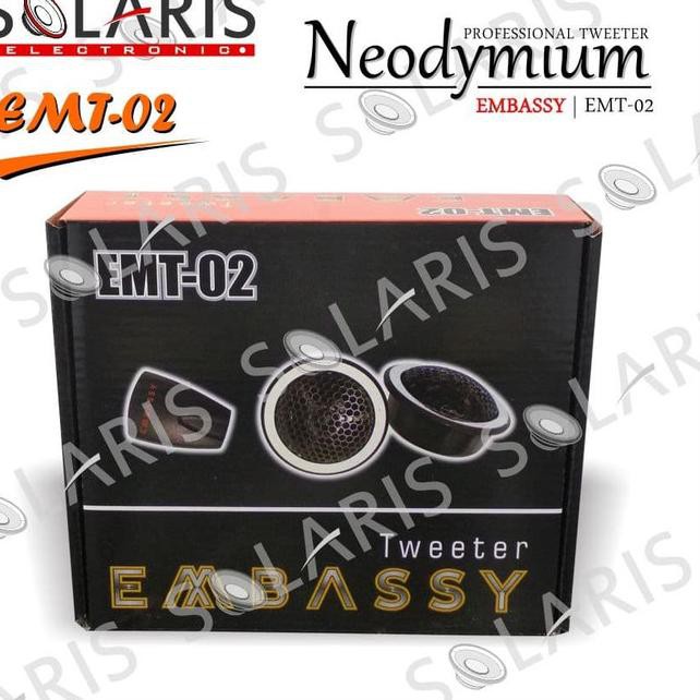Jual Tweeter Embassy EMT-02 Tweeter Mobil PUM Ram BESI !! | Shopee ...