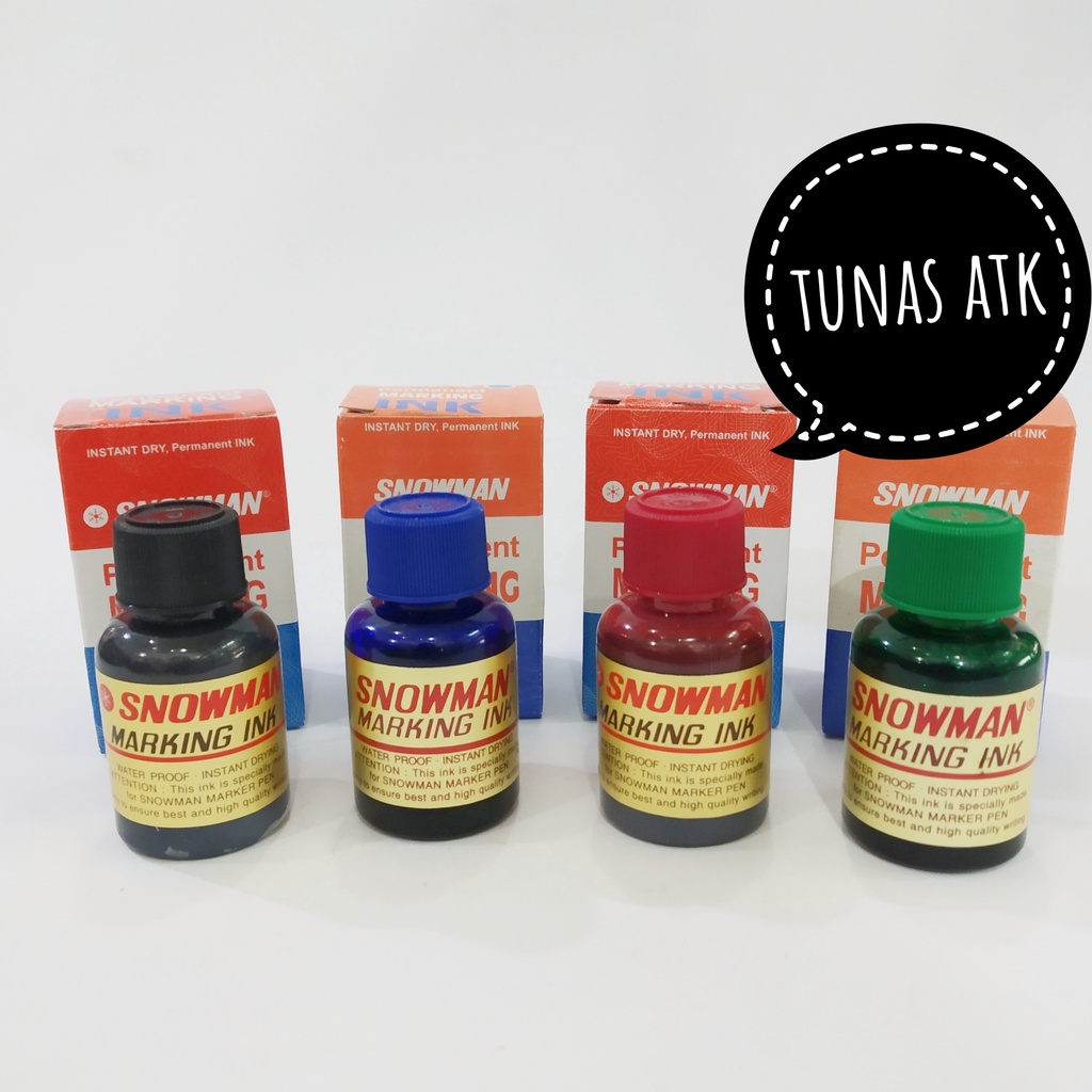 Jual SNOWMAN PERMANENT MARKING INK | Shopee Indonesia