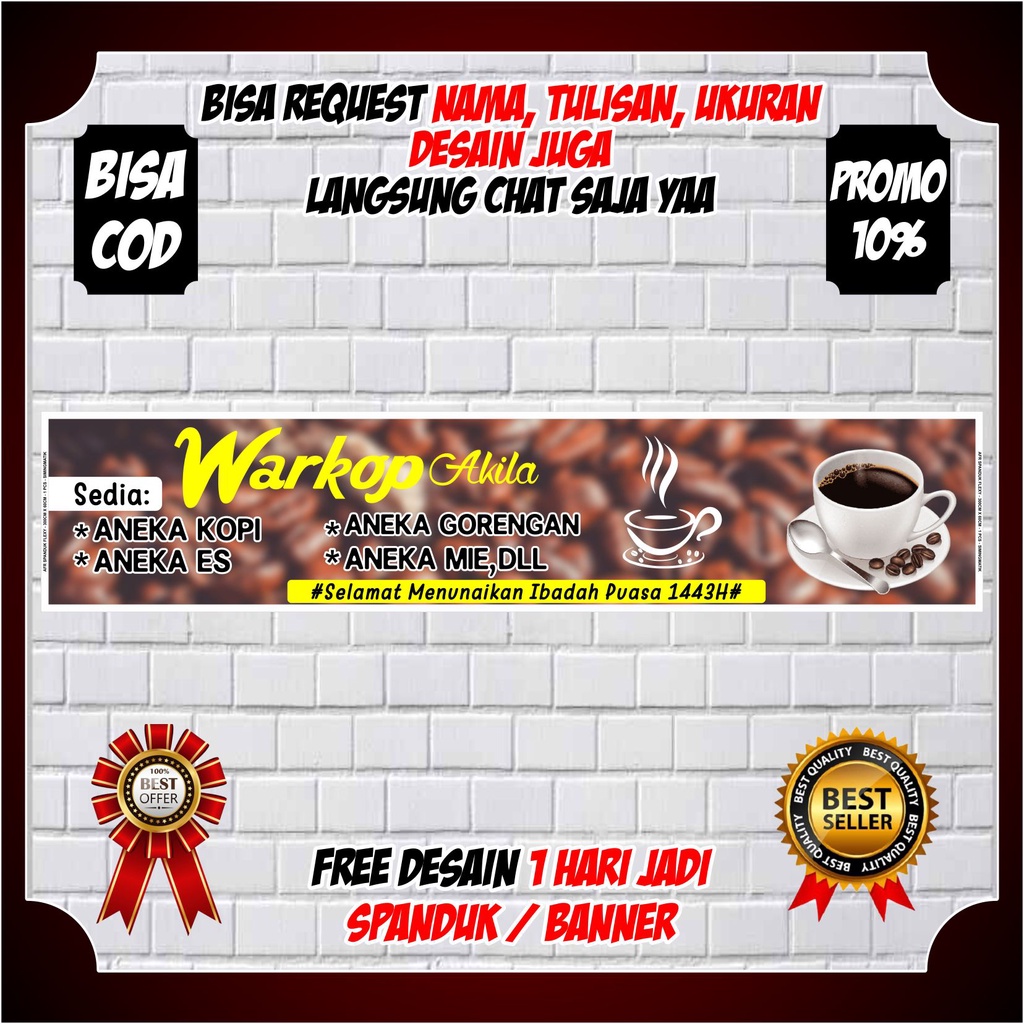 Jual Spanduk Warung Kopi Keren Berkualitas - banner warkop warung kopi ...