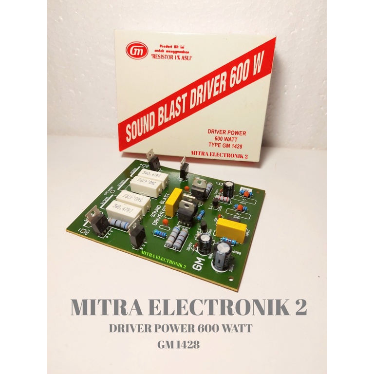 Jual RAKITAN POWER AMPLIFIER KIT 600 WATT GM 1428 7 TRANSISTOR | Shopee ...