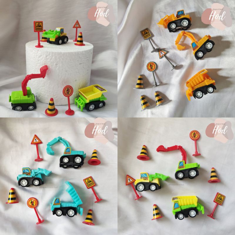 Jual Topper Excavator Konstruksi Alat Berat Beko Rambu Proyek Jalan ...