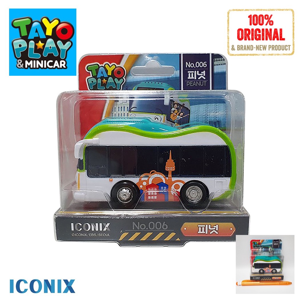 Jual Iconix Tayo The Little Bus Play Minicar Peanut Korean Toys ...