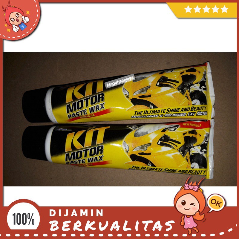 Jual Kit Motor Paste Wax 60 Gram / Kit Odol Buat Kilapin Body Kendaraan ...