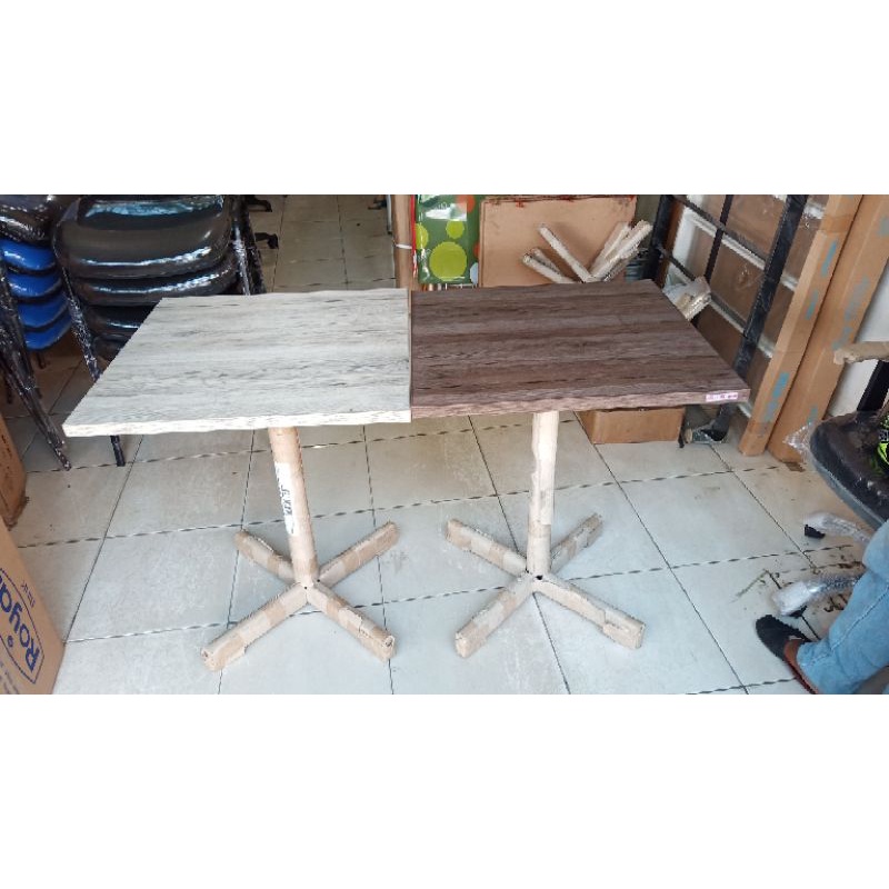 Jual meja cafe mft01 meja kafe expo meja makan 60x60 meja kantin kaki ...