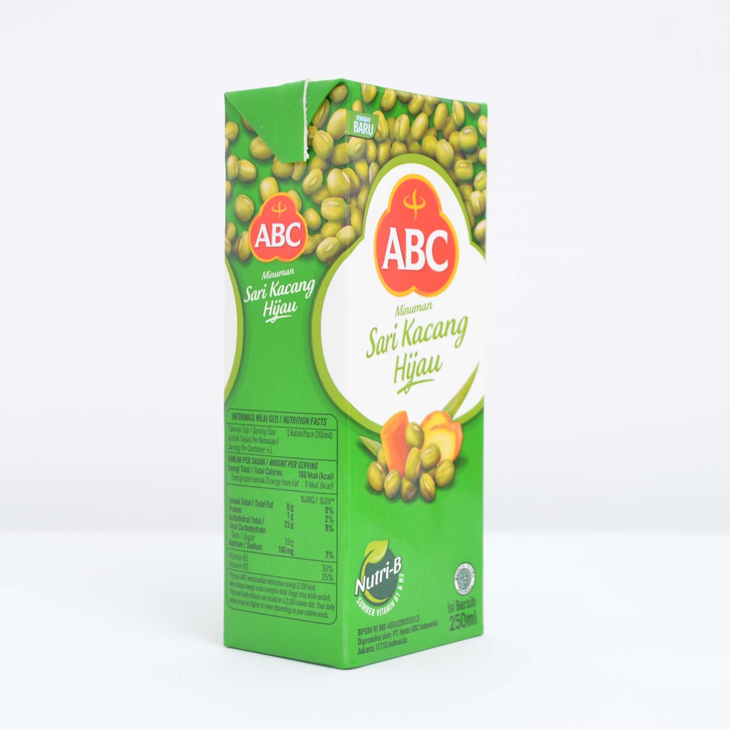 Jual ABC Minuman UHT Sari Kacang Hijau 250 ml | Shopee Indonesia