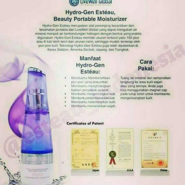 Jual Hydrogen Esteau | Shopee Indonesia